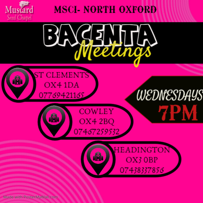 Bacenta NEw (2) | PosterMyWall