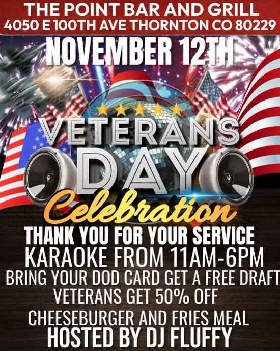 Copy of Veterans Day Club Party | PosterMyWall