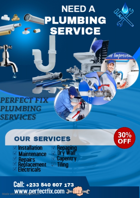 Plumbing Flyer | PosterMyWall