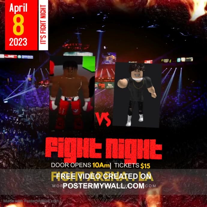 Copy of fight night | PosterMyWall