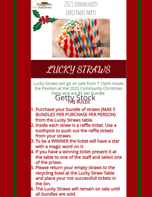 2023 CCP Lucky Straws | PosterMyWall
