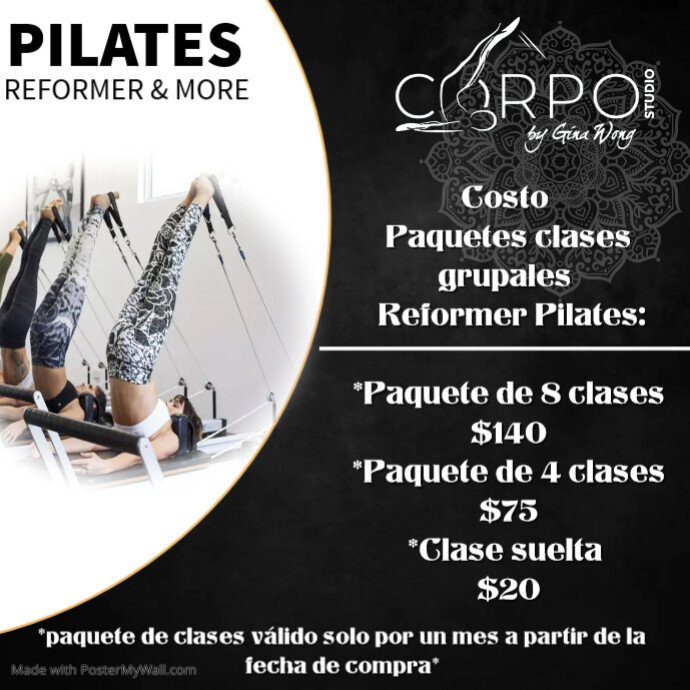 Pilates Class Ads (1) | PosterMyWall