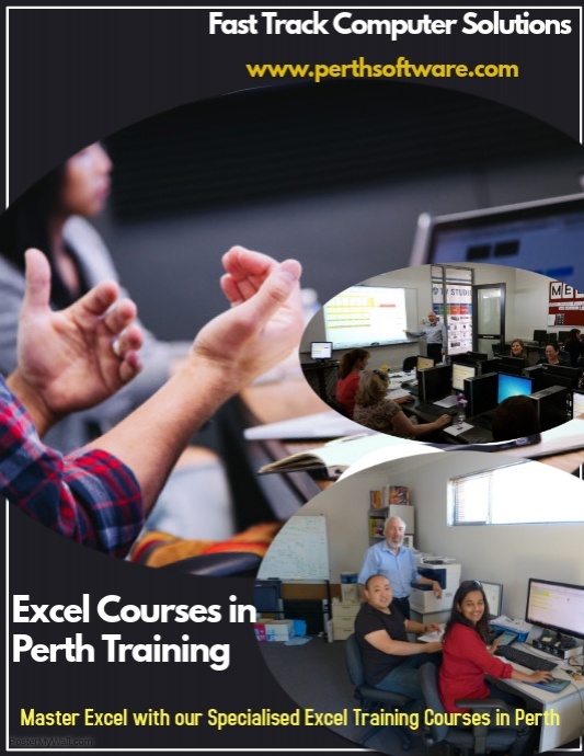 Excel Training Perth-Fast Track Computer Solutions | PosterMyWall