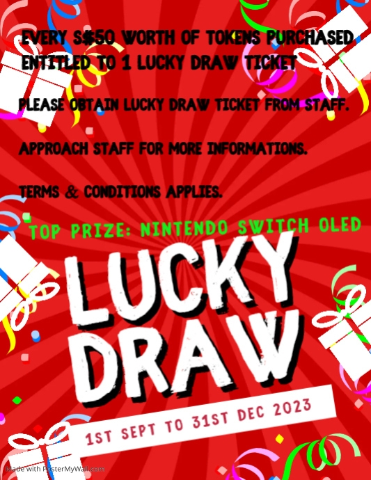 Copy of Lucky Draw Flyer Template | PosterMyWall