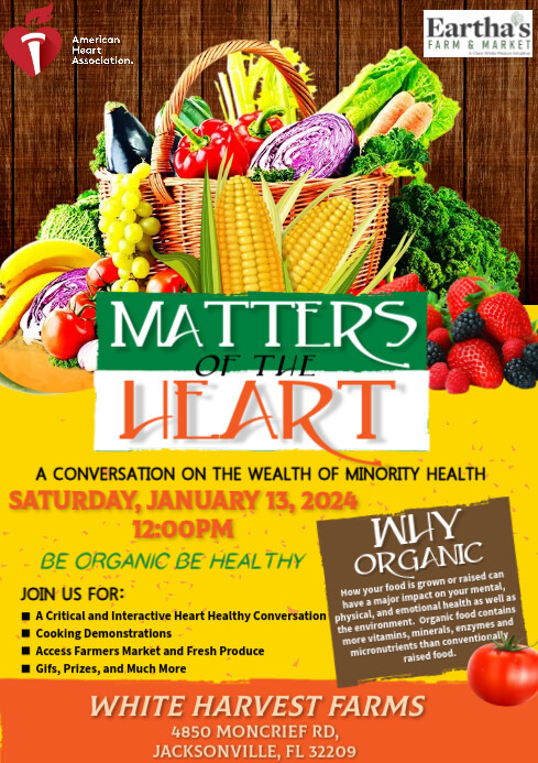 MATTERS OF THE HEART - JAN 2024 | PosterMyWall