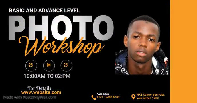 Copy of Photo Workshop Flyer | PosterMyWall