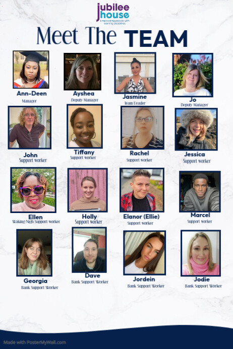 Meet the team poster design | PosterMyWall