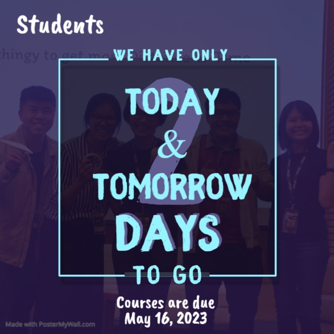 Copy of Copy of 1 Day To Go Countdown Event Template | PosterMyWall