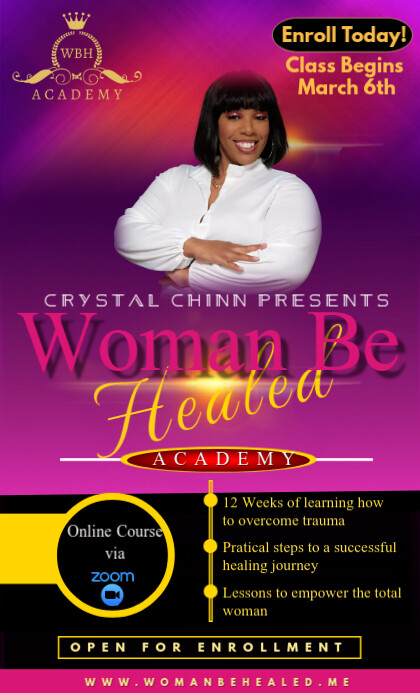 Copy of woman be healed academy flyer | PosterMyWall