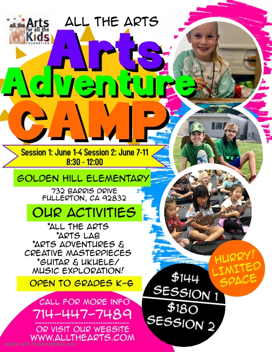 ATA Summer Camp Flyer | PosterMyWall