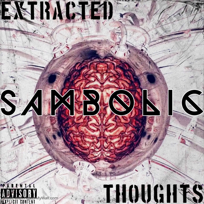 BRAIN Album Cover heart art trap mixtape rap | PosterMyWall