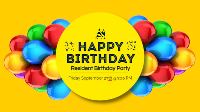 Copy of Resident Birthdays | PosterMyWall