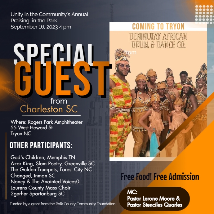 Church event Poster/Flyer with guests | PosterMyWall