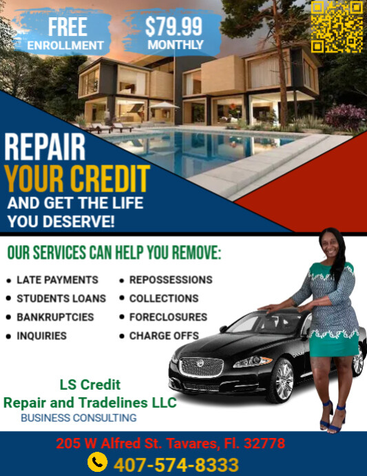 LS Credit Repair and Tradelines | PosterMyWall