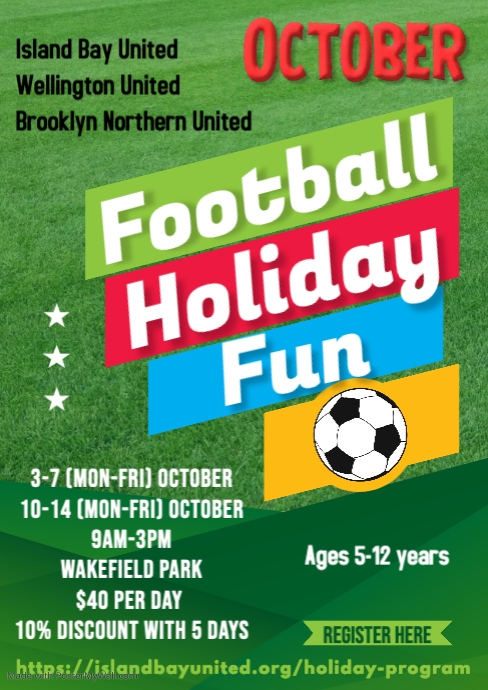 October 2022 IBU Football Holiday Programme | PosterMyWall