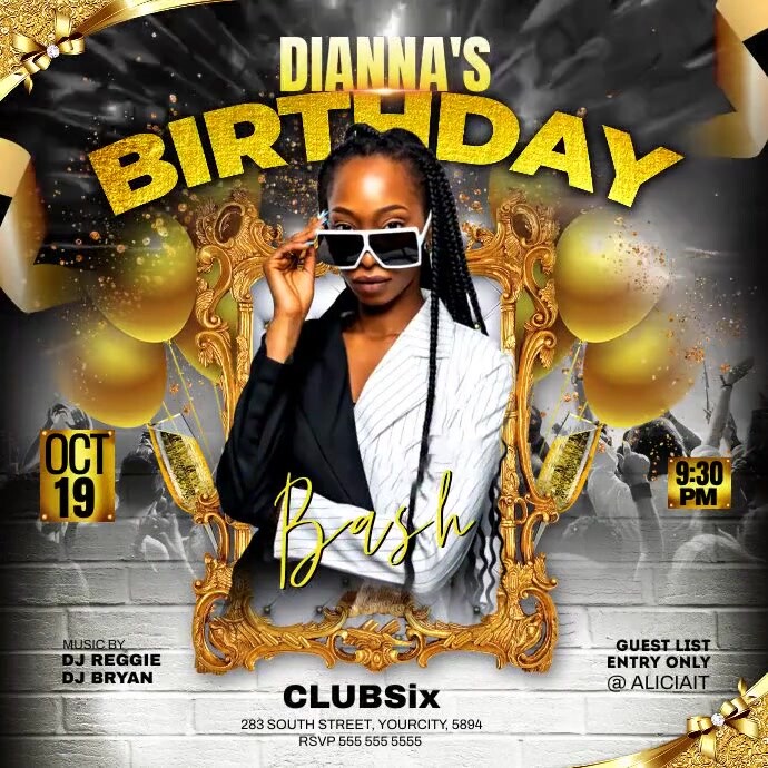 BIRTHDAY BASH | PosterMyWall