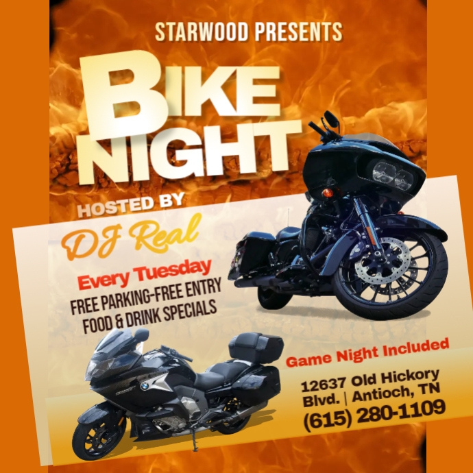 Bike Night Flyer | PosterMyWall