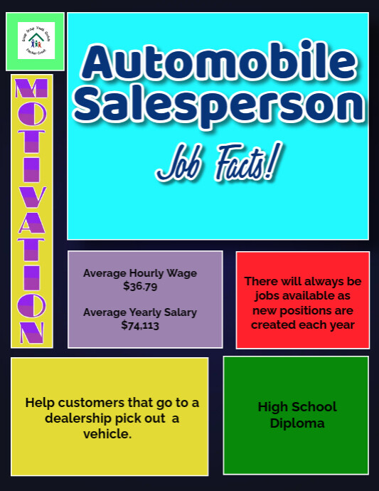 Automobile Salesperson | PosterMyWall