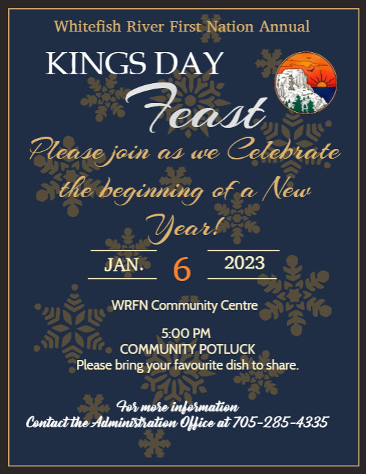 Kings Day Feast | PosterMyWall