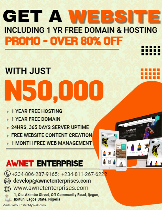 Copy of Get a website | PosterMyWall