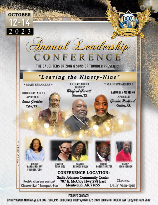 Copy of Conference Flyer (2) | PosterMyWall