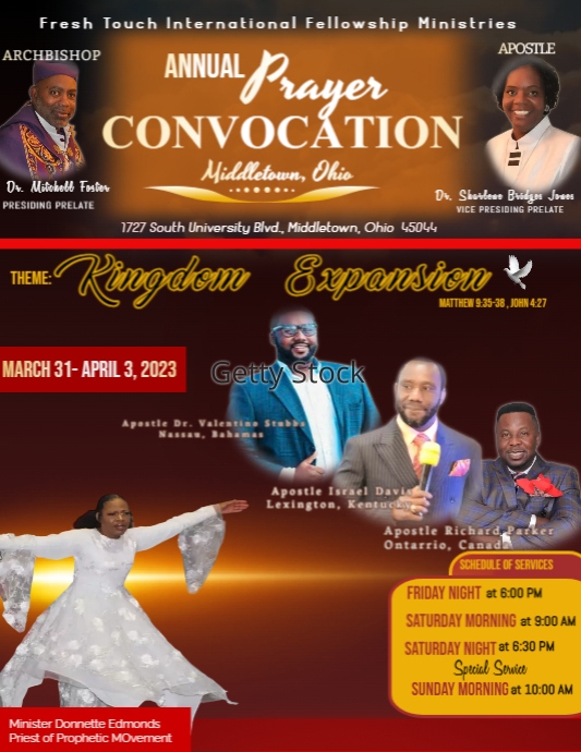 Prayer Convocation Flyer | PosterMyWall