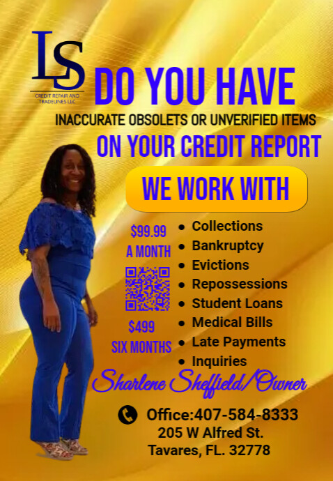 Copy of Credit Repair Good For Print | PosterMyWall