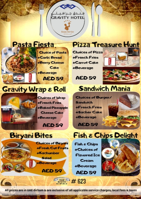 Copy of Copy of Copy of menu | PosterMyWall
