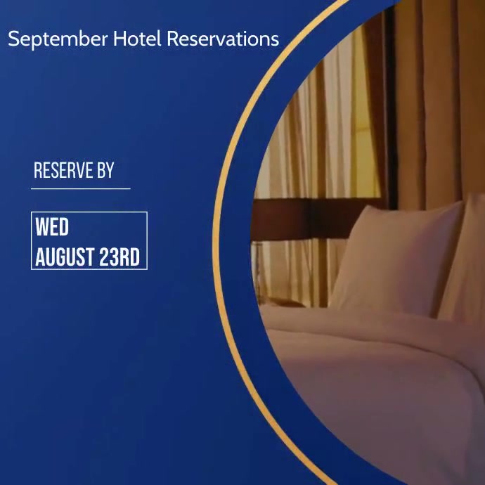 hotel booking template | PosterMyWall