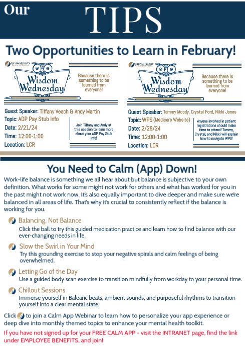 Copy of Our Tips February | PosterMyWall