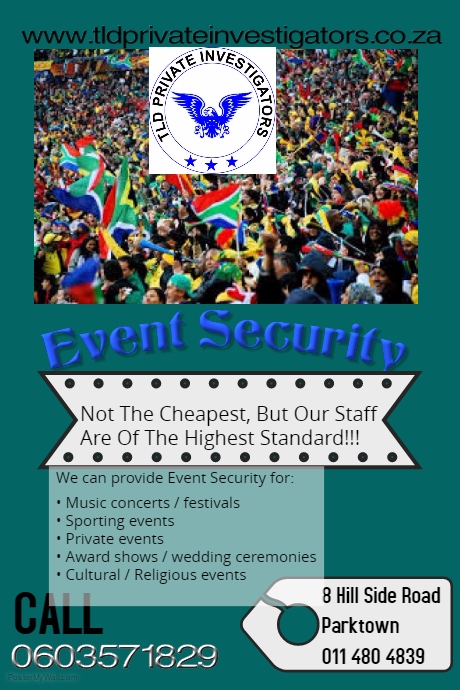 Event Security | PosterMyWall