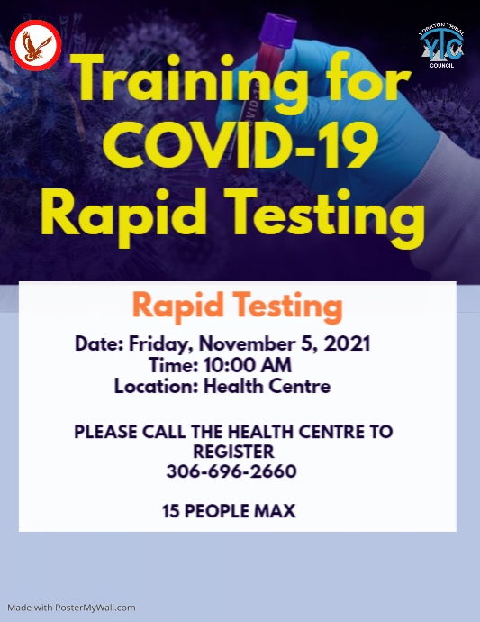 Copy of Copy of Covid-19 Testing Flyer | PosterMyWall