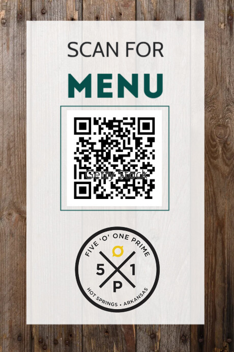 4X6 table tent QR | PosterMyWall