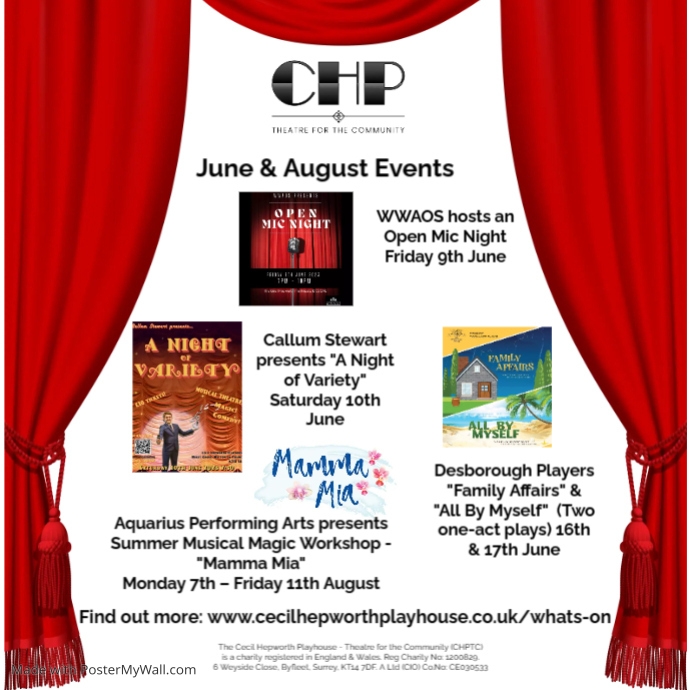 Copy of Theater Curtain poster design | PosterMyWall