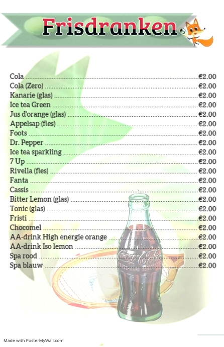 Copy of Drinks Card Beer Menu Digital Template | PosterMyWall