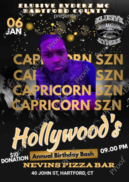 Hollywood Bday Flyer 1 | PosterMyWall