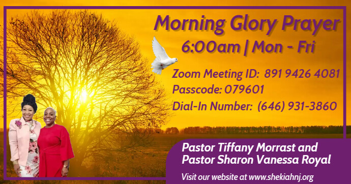Morning Glory Prayer | PosterMyWall