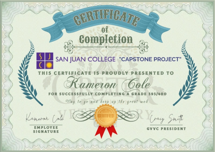 Custom Certificate Design Template | PosterMyWall