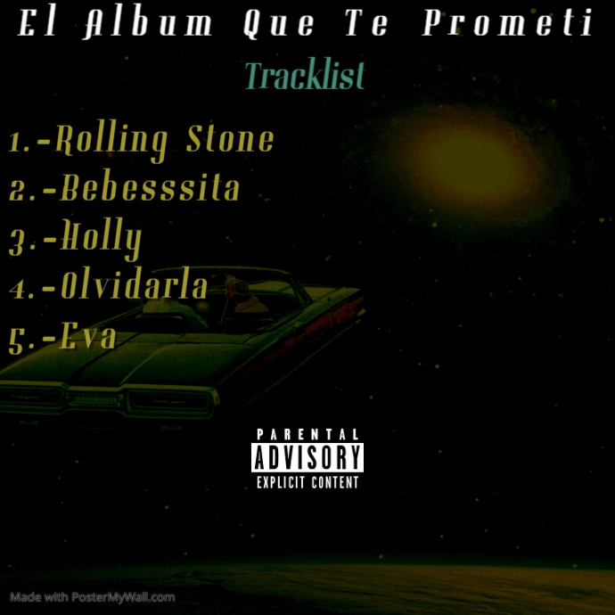 Copia de album cover | PosterMyWall