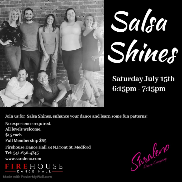 Salsa Shines July 15th | PosterMyWall
