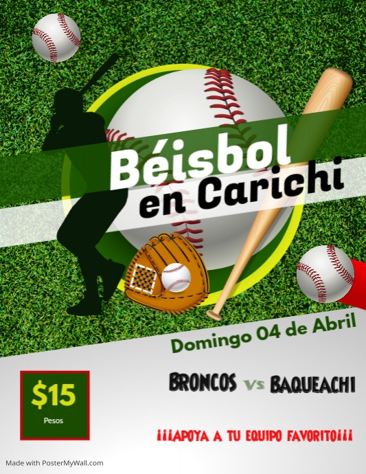 Copy of Copia de BASEBALL | PosterMyWall