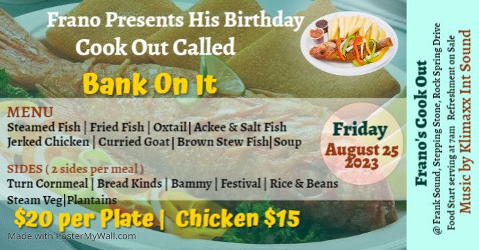 Fish Fry Ticket | PosterMyWall