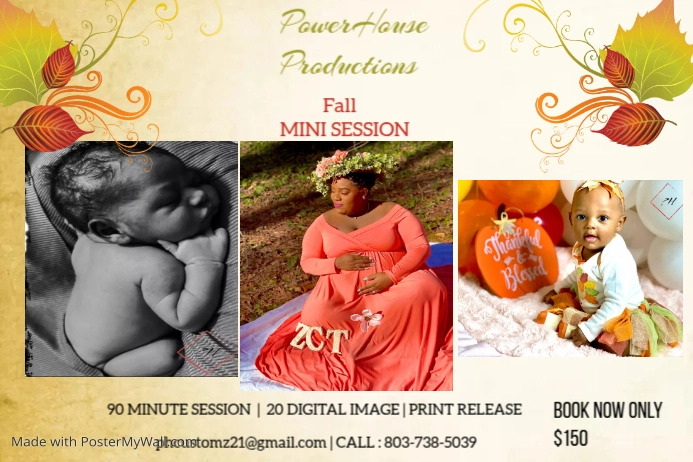 Fall autumn Mini Session | PosterMyWall