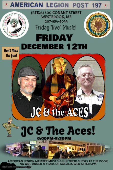 JC & The Aces | PosterMyWall