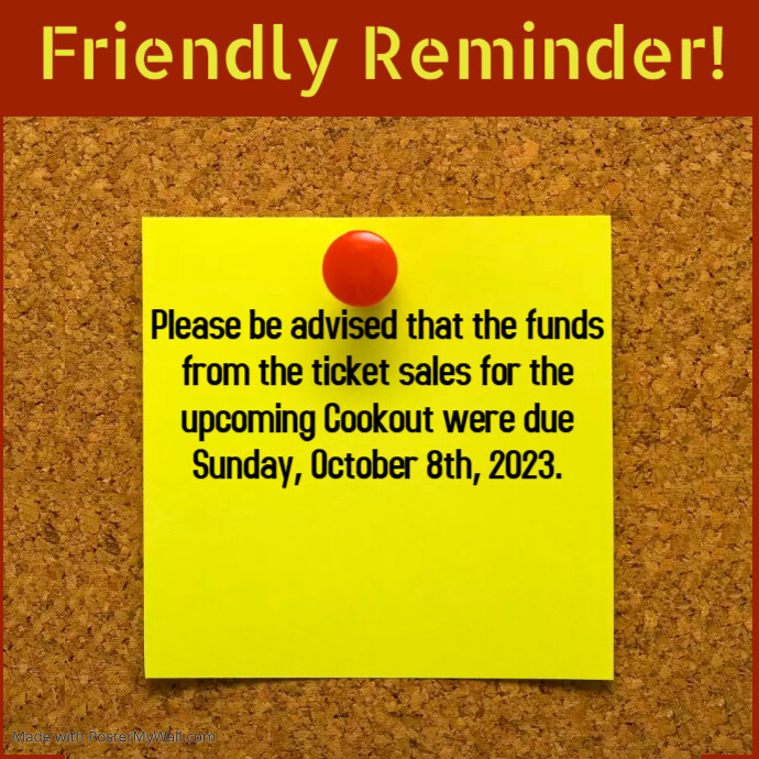 Supply Return Reminder | PosterMyWall