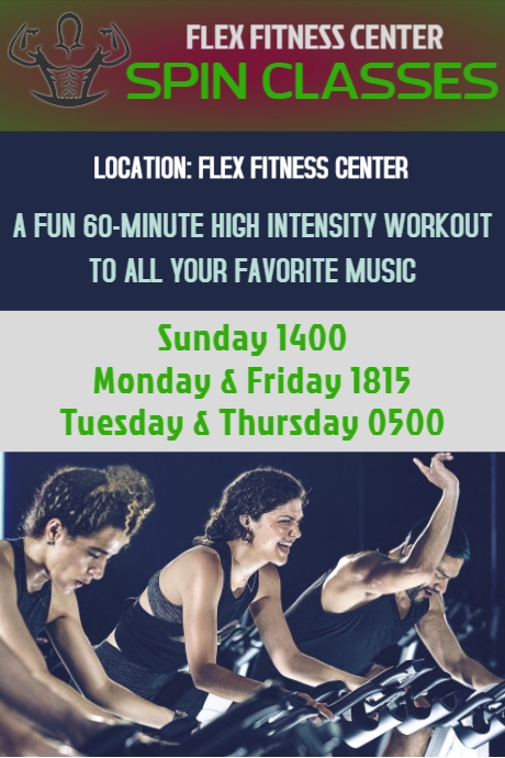 Spin Class HD 09 June | PosterMyWall