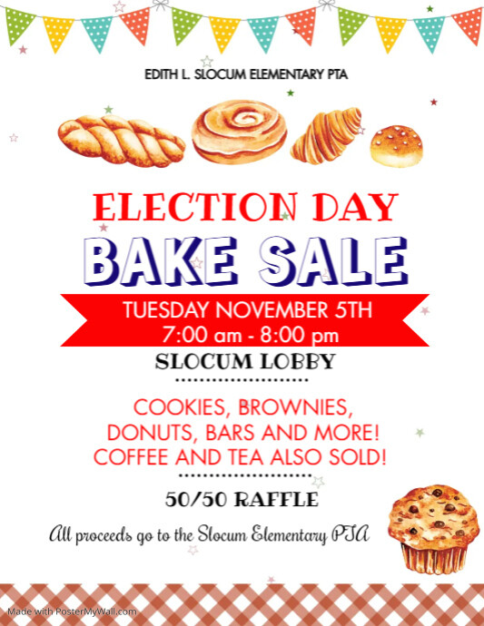 Bake sale Flyer Fundraiser | PosterMyWall