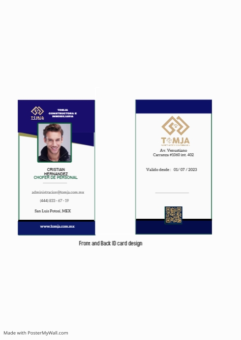 Id card design | PosterMyWall