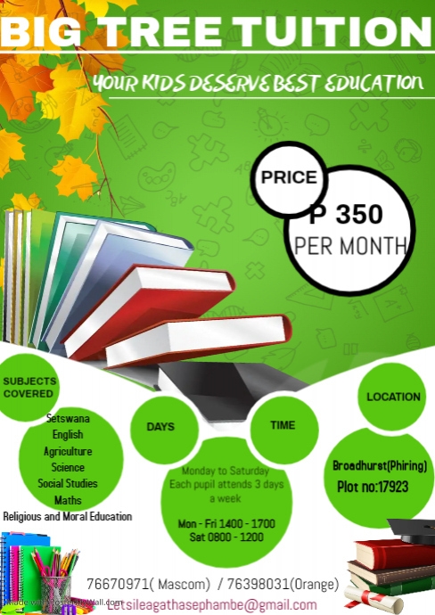 Copy of TUITION CENTRE | PosterMyWall