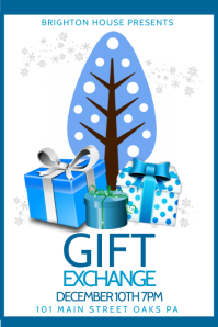 Gift Exchange Template | PosterMyWall